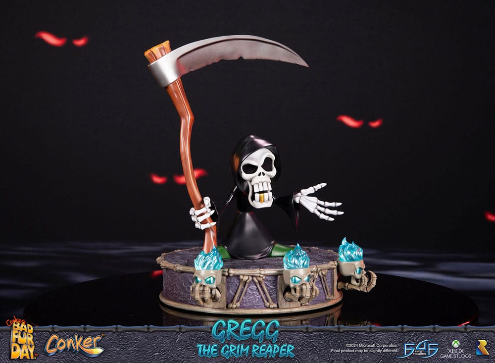 Conker: Conker's Bad Fur Day Statue Gregg the Grim Reaper 36 cm ...