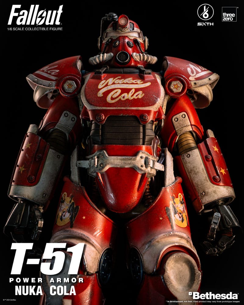 Fallout Action Figure 16 T 51 Nuka Cola Power Armor 37 Cm Collectables Games 101figurinero