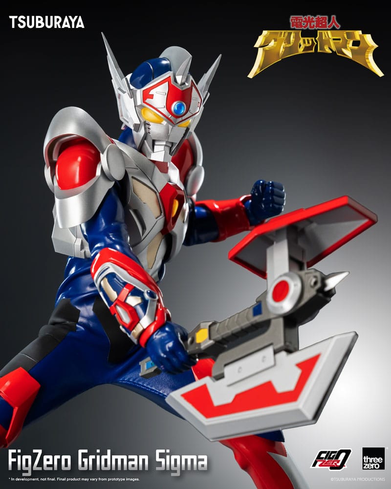 Gridman the Hyper Agent: Revenge of Neo Evil Lord FigZero Action Figure Gridman Sigma 30 cm ...