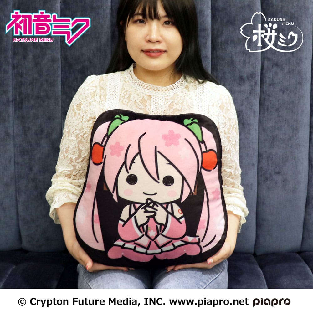 Hatsune Miku 2D Plush Figure Sakura Miku 34 cm - Hatsune MIku ...