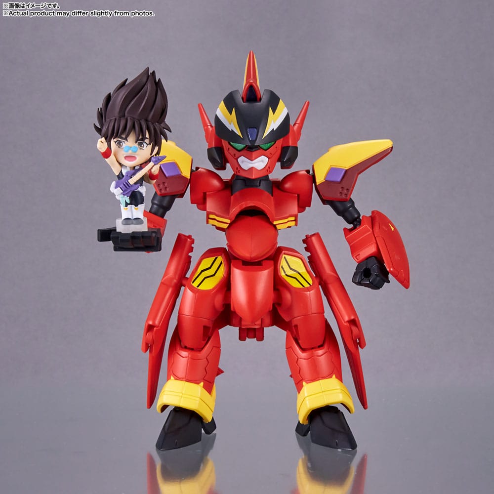 Macross 7 Tiny Session Vehicle mit Action Figure VF-19 Custom Fire Valkyrie with Basara Nekki 11 ...