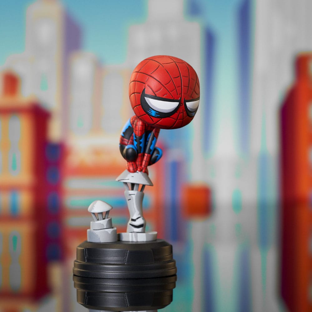 Marvel Animated Statue Spider-Man on Chimney 15 cm - Marvel ...