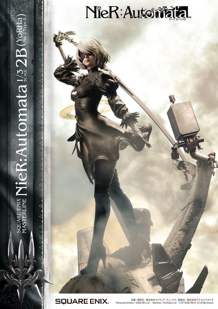 NieR Automata Statue 1/3 2B (YorHa No. 2 Type B) 95 cm - NieR ...