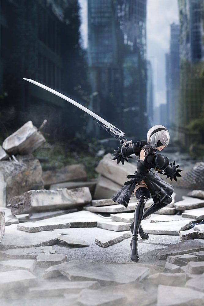Nier:Automata Ver1.1a Figma Action Figure 2B (YoRHa No.2 Type B) 16 cm ...