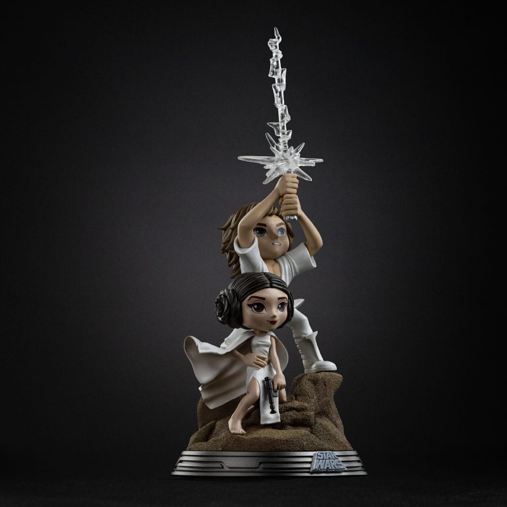 Star Wars Mini Co. PVC Figure Luke & Leia 30 cm - Star Wars ...