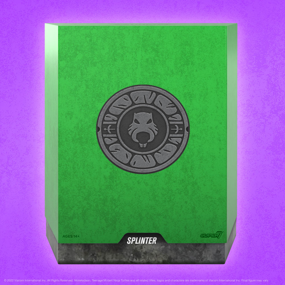 Teenage Mutant Ninja Turtles Ultimates Action Figure Splinter (Flocked ...