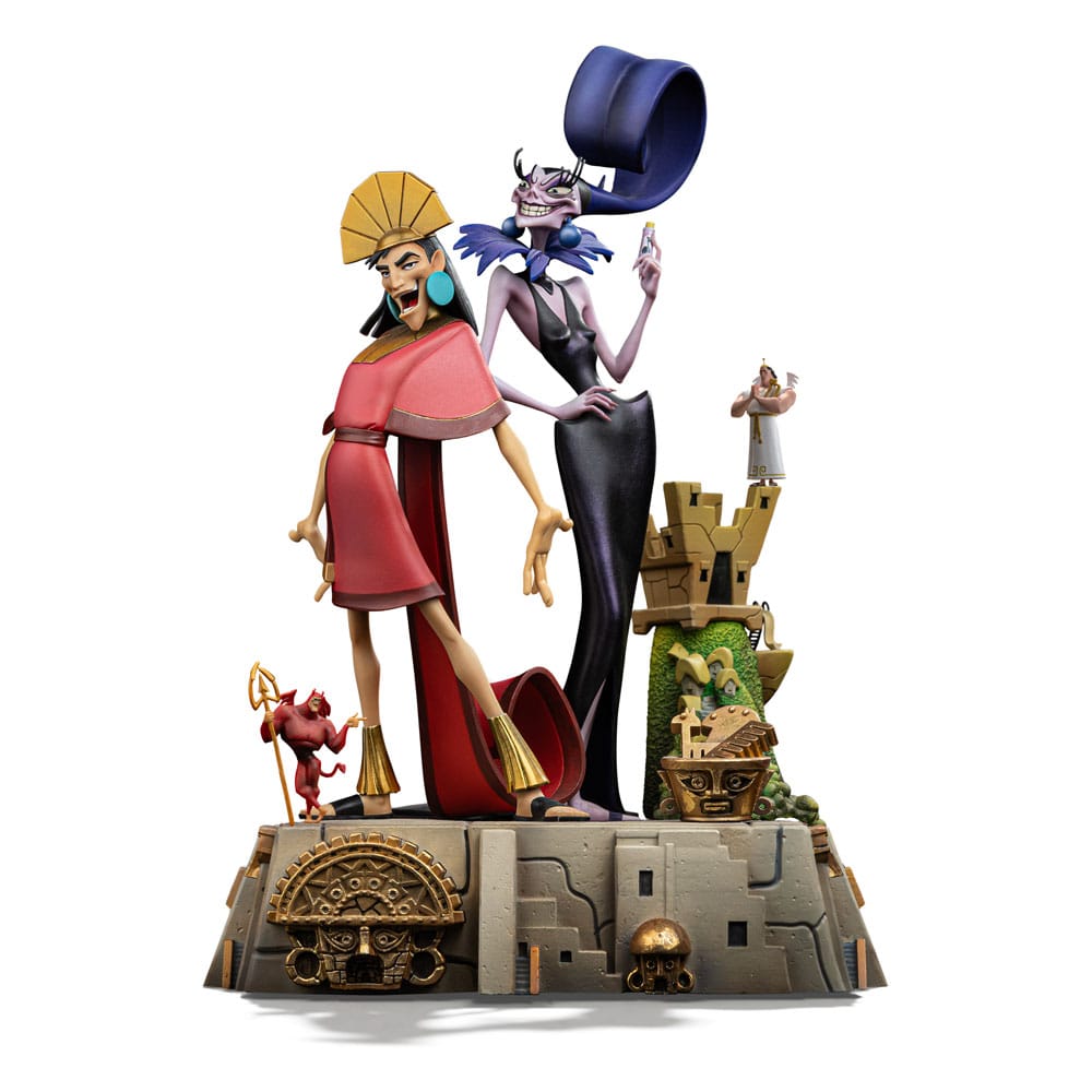 The Emperor's New Groove Deluxe Art Scale Statue 1/10 Kuzko & Yzma 28 ...