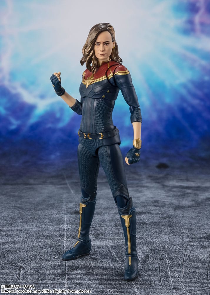 The Marvels S.H. Figuarts Action Figure Captain Marvel 15 cm - Marvel ...