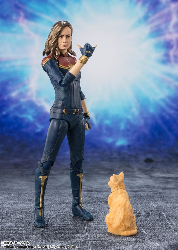 The Marvels S.H. Figuarts Action Figure Captain Marvel 15 cm - Marvel ...