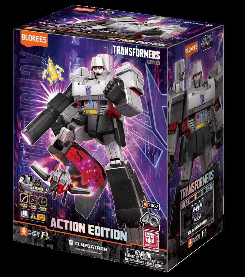 Transformers Blokees Plastic Model Kit Action Edition 02 G1 Megatron ...