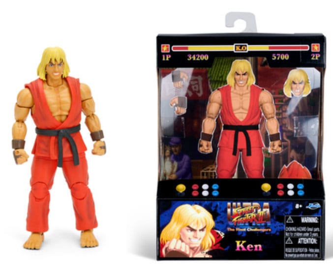 Ultra Street Fighter II: The Final Challengers Action Figure 1/12 Ken 15 cm - Street Fighter ...