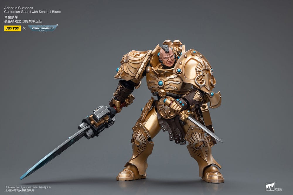 Warhammer 40k Action Figure 1/18 Adeptus Custodes Custodian Guard with ...
