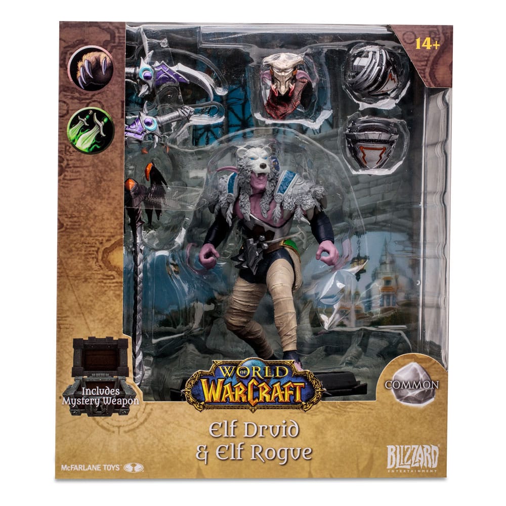 World of Warcraft Action Figure Night Elf: Druid / Rogue 15 cm - World ...