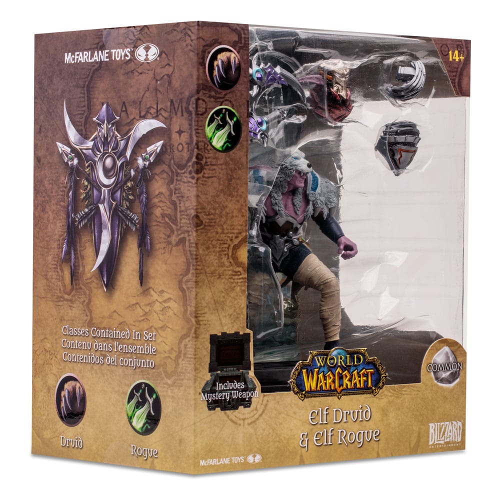 World of Warcraft Action Figure Night Elf: Druid / Rogue 15 cm - World ...