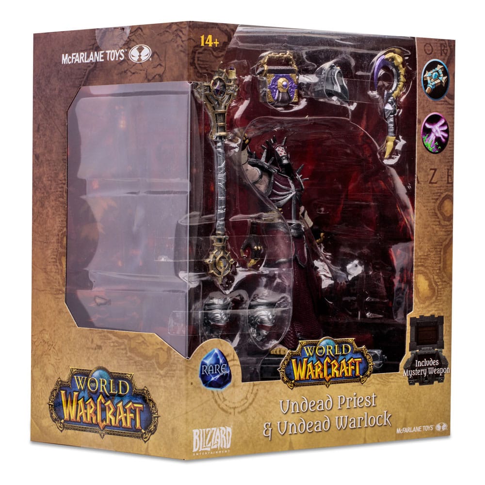 World of Warcraft Action Figure Undead Priest Warlock (Rare) 15 cm ...