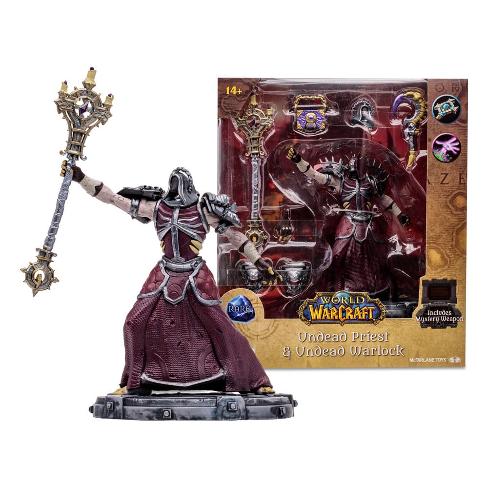 World of Warcraft Action Figure Undead Priest Warlock (Rare) 15 cm ...