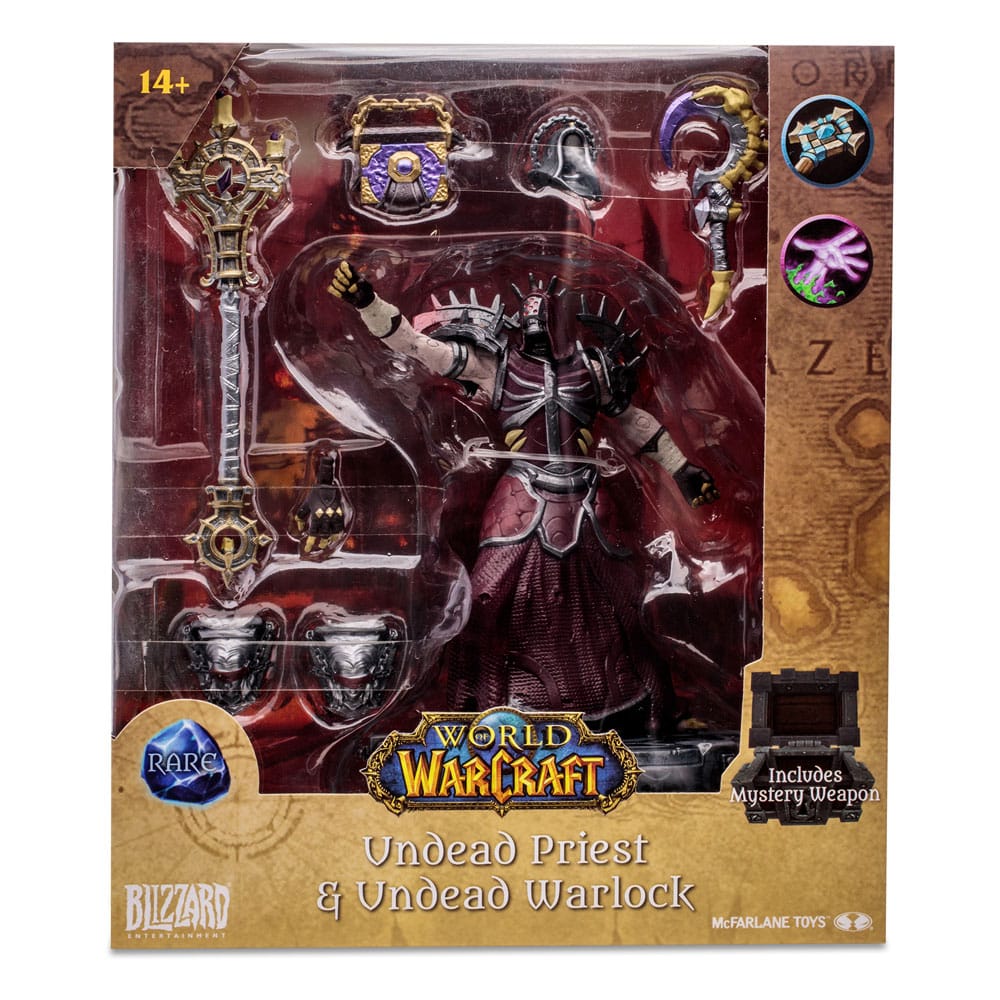 World of Warcraft Action Figure Undead Priest Warlock (Rare) 15 cm ...